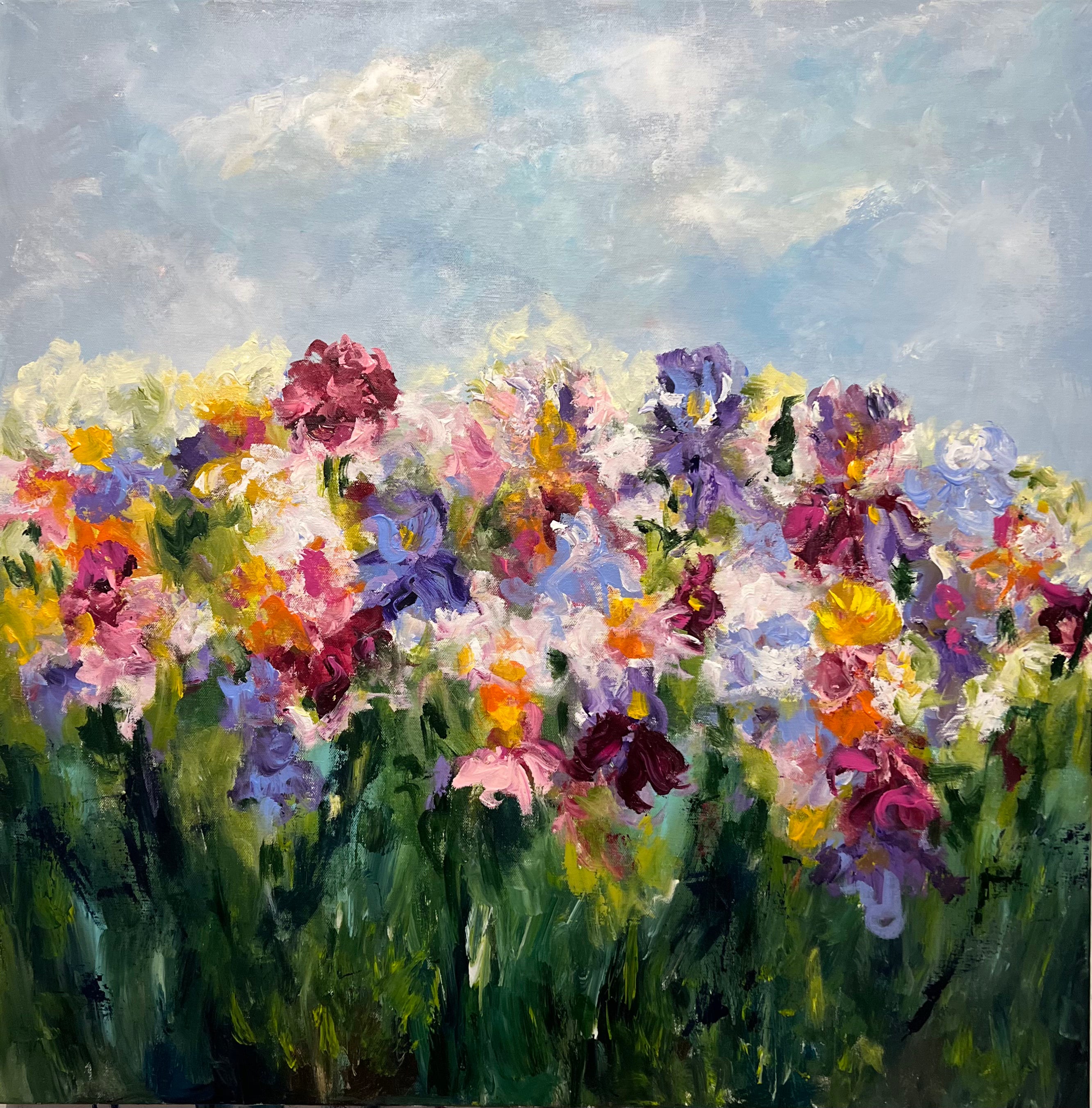 Flower Garden Commission – Diane Lee Fine Art